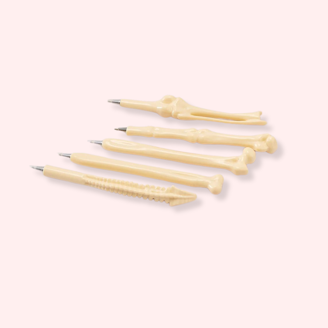 Anatomical Bone Pens / Individual or Set of 5 – The Awesome Anatomy Company